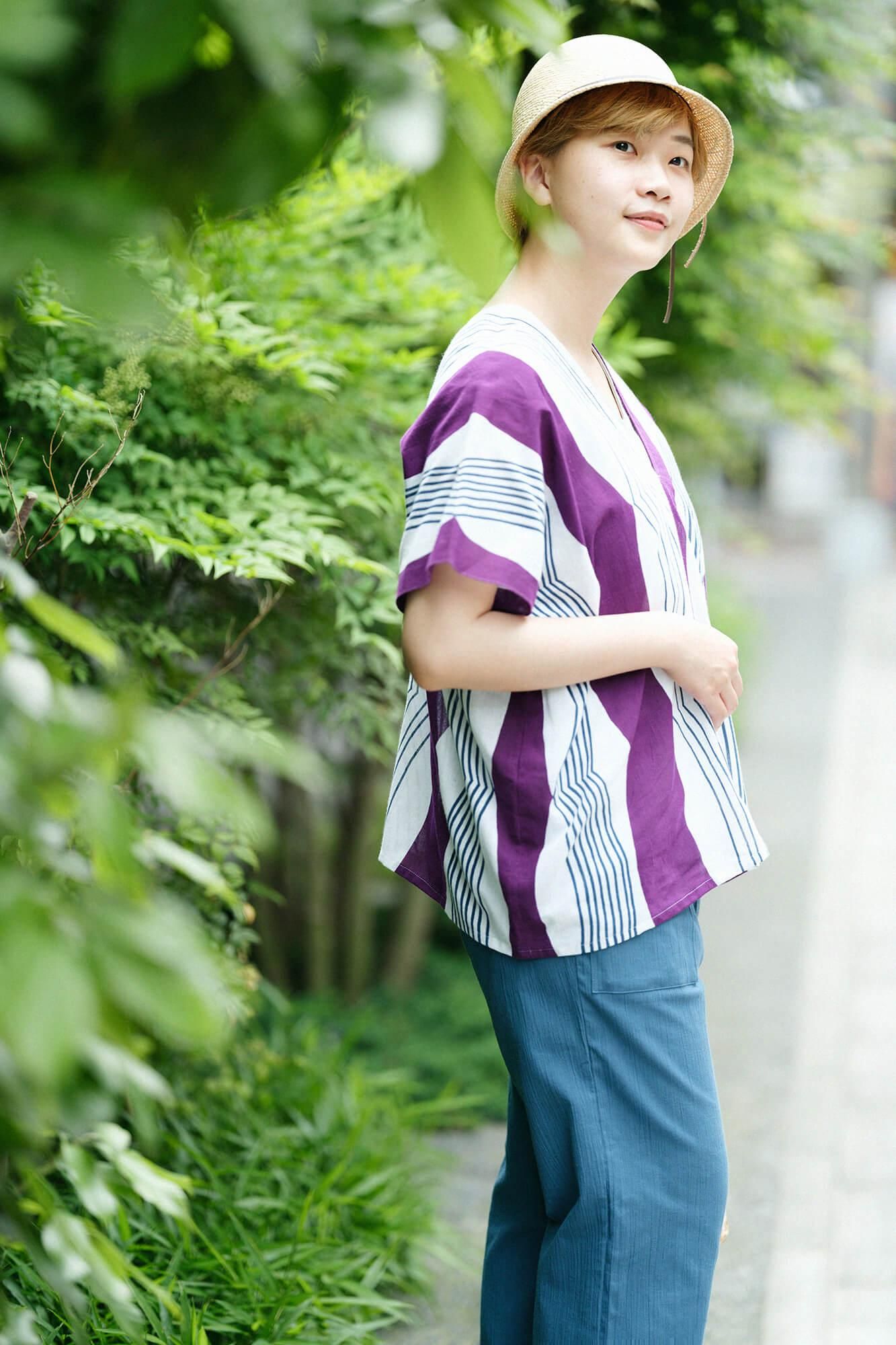 知多木綿 文(ぶん) 四角衣(しかくい) 二つ身(ふたつみ 知多木綿 文(ぶん) 四角衣(しかくい) 二つ身(ふたつみ