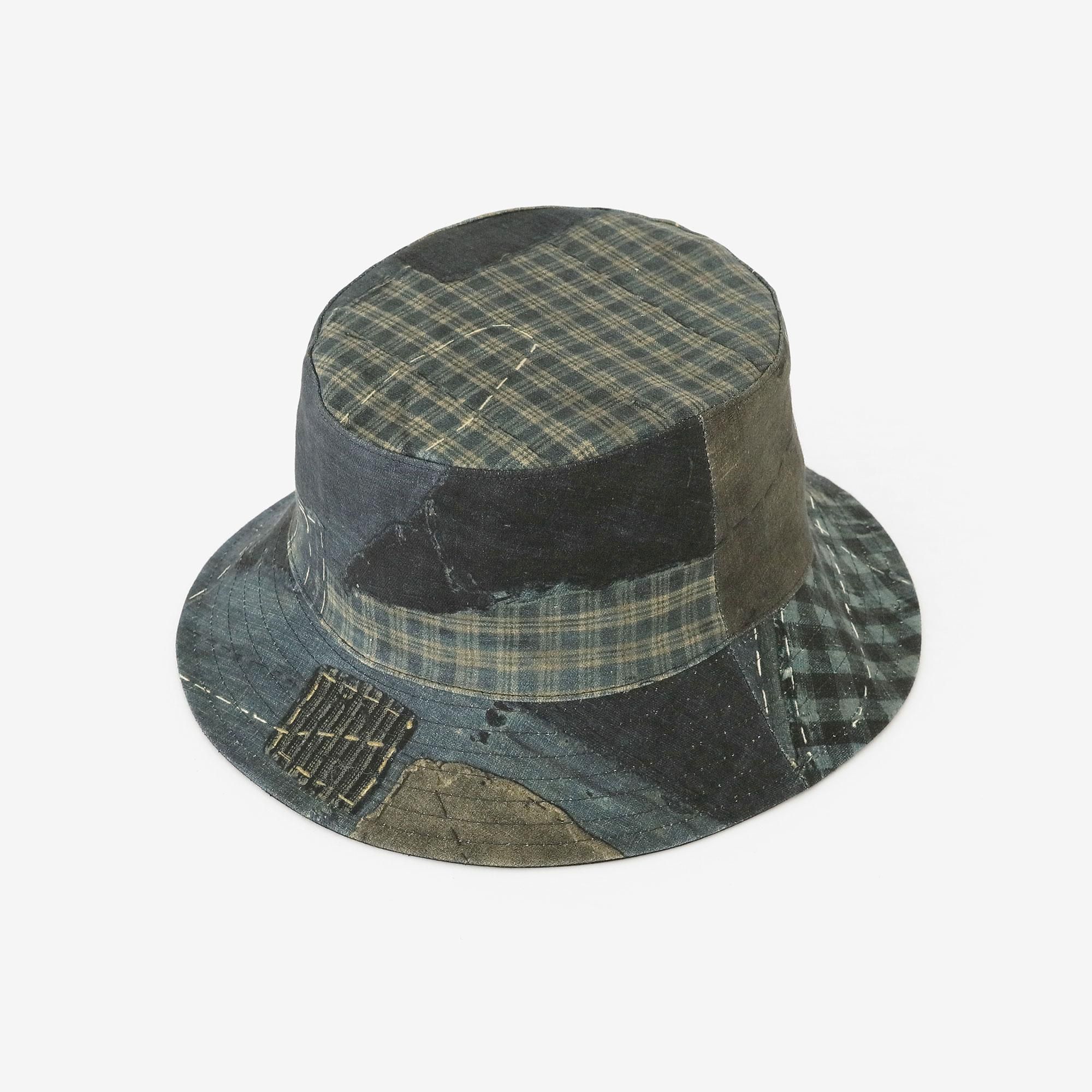 リネンコットン リバーシブルハット／BORO IJ - SOU・SOU netshop （ソウソウ） - 『新しい日本文化の創造』