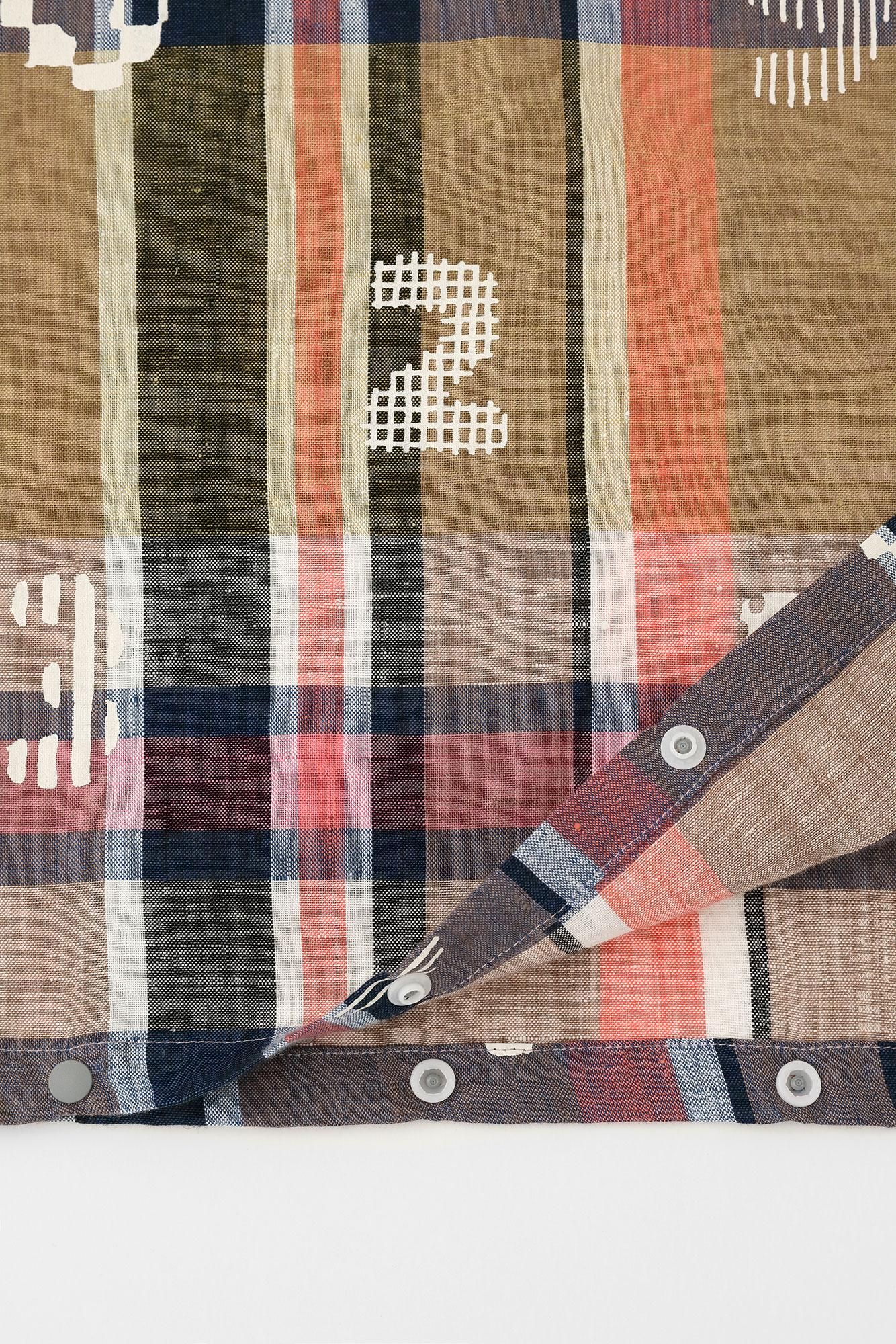 リネンチェック BIKEワンピース／SOU・SOU京都 - SOU・SOU netshop （ソウソウ） - 『新しい日本文化の創造』