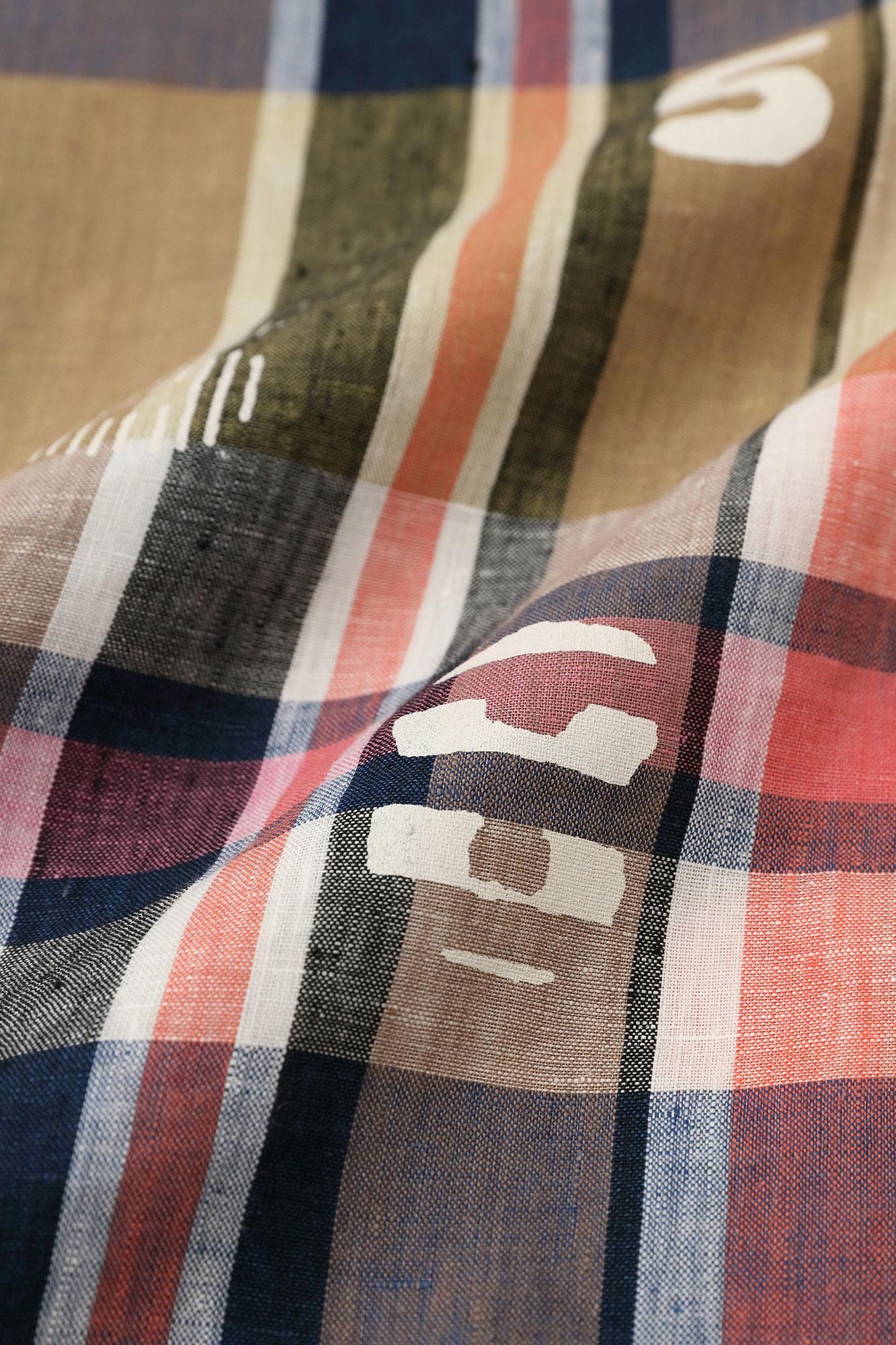 リネンチェック BIKEワンピース／SOU・SOU京都 - SOU・SOU netshop （ソウソウ） - 『新しい日本文化の創造』