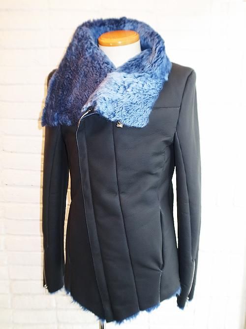 incarnation/インカネーション】WRAP NECK BIAS ZIP MOUTON incarnation/インカネーション】WRAP NECK BIAS ZIP MOUTON