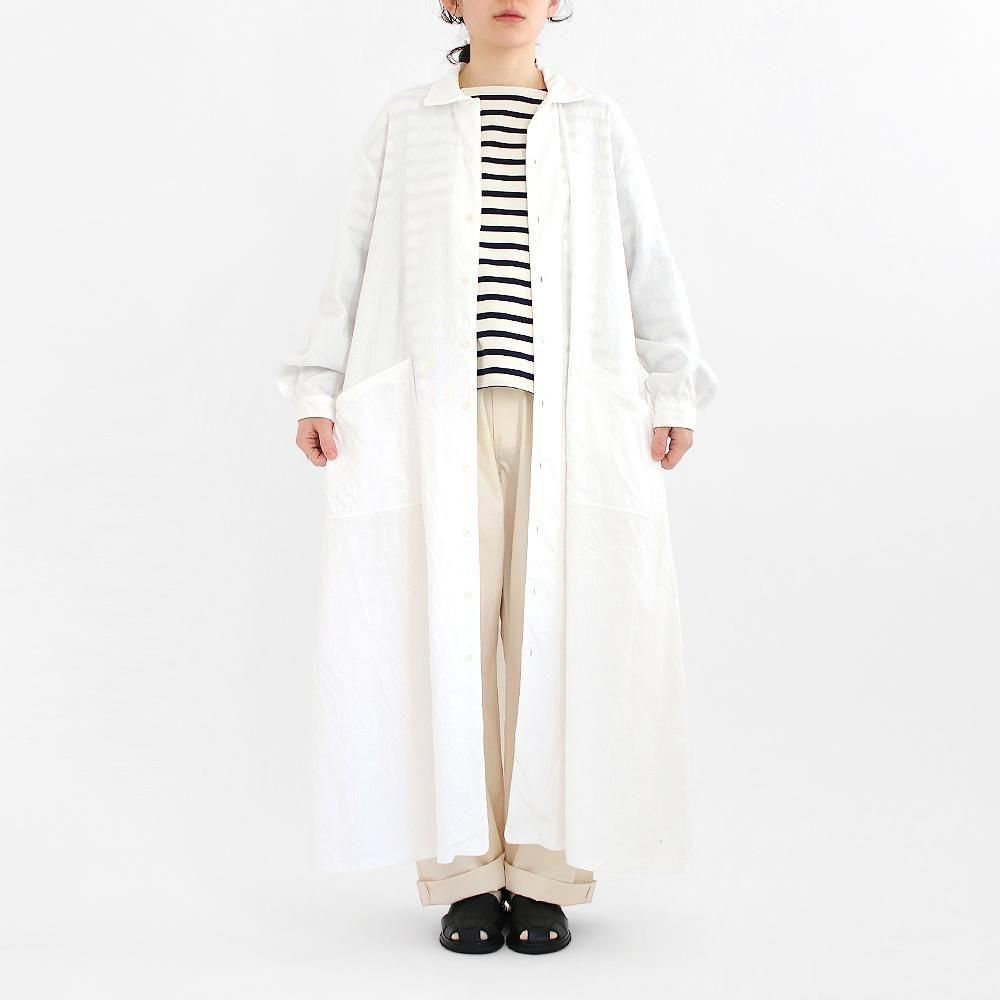 Yaeca | スプリングコート White Yaeca | スプリングコート White