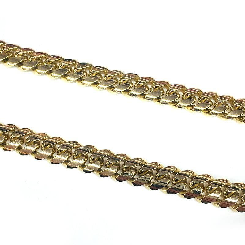 MIAMI CUBAN CHAIN 14K YG 10mm,66cm 【SOLID】 - GRILLZ JEWELZ MIAMI CUBAN CHAIN 14K YG 10mm,66cm 【SOLID】 - GRILLZ JEWELZ