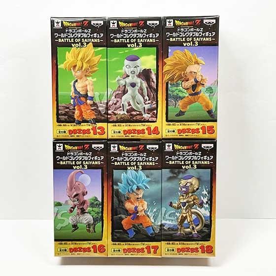 ドラゴンボールZ ワールドコレクタブルフィギュア～BATTLE OF SAIYANS～VOL.3 全6種フルセット dw00006 - ガシャポン,フィギュア,トミカ,食玩,販売,通販,大阪 ...