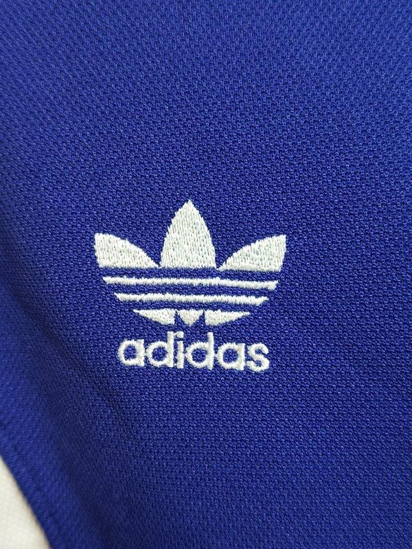 adidas*群青色x白☆レトロジャージ - adidas*群青色x白☆レトロジャージ -