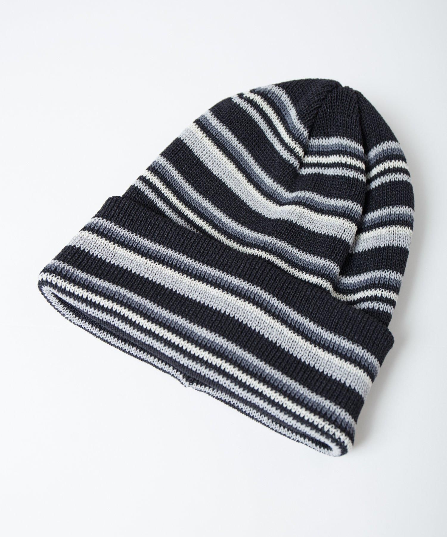 RACAL Japanese Paper Blend Multi Stripe Knit Beanie 1341 RACAL Japanese Paper Blend Multi Stripe Knit Beanie 1341