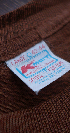 1960~70s Vintage Kmart×Fruit of the Loom Cotton Pocket T 1960~70s Vintage Kmart×Fruit of the Loom Cotton Pocket T