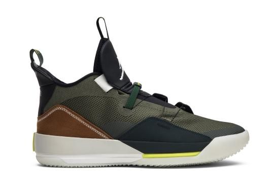 Travis Scott x Air Jordan 33 NRG 'Army Olive' - NBAグッズ Travis Scott x Air Jordan 33 NRG 'Army Olive' - NBAグッズ