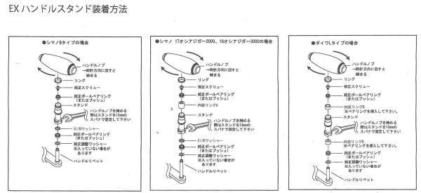 SOM ハンドルスタンドEX - FISHING-SCRAP SOM ハンドルスタンドEX - FISHING-SCRAP