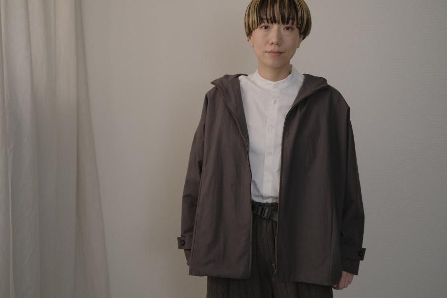 evam eva / cotton hooded short coat, - c a b i n e t evam eva / cotton hooded short coat, - c a b i n e t