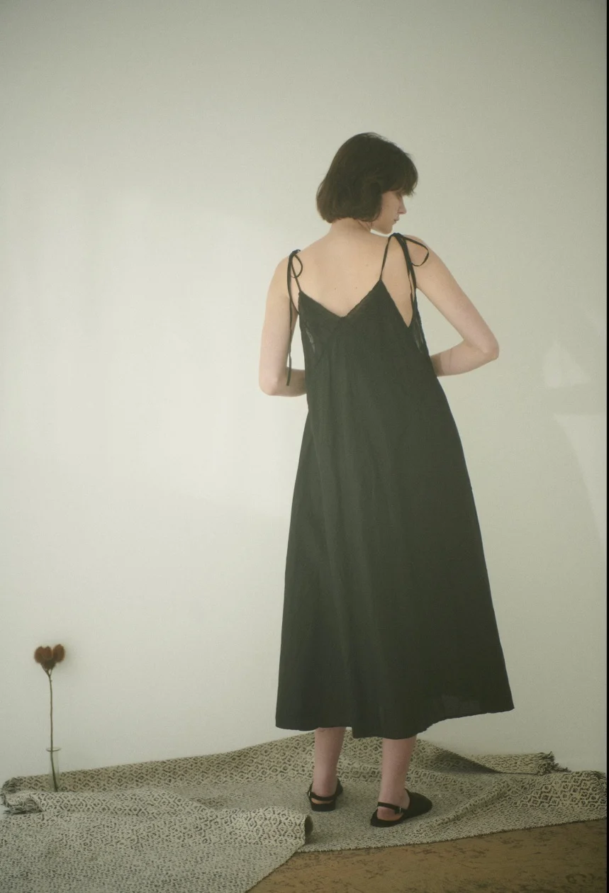 Hériter 2024AW受注会 | swatow handkerchief camisole dress Hériter 2024AW受注会 | swatow handkerchief camisole dress